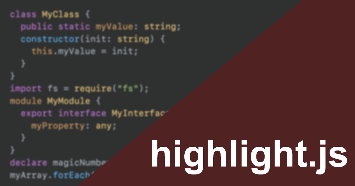 Highlight js
